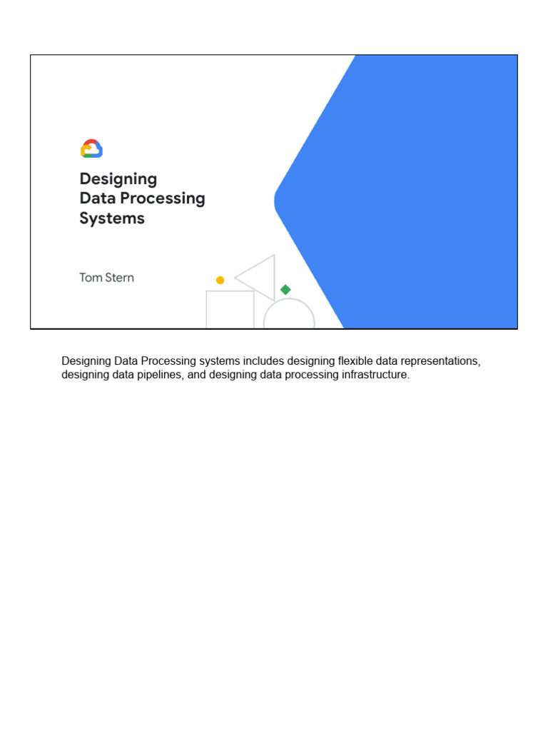 Data Processing Systems Design Guide | PDF | Tensor | Databases