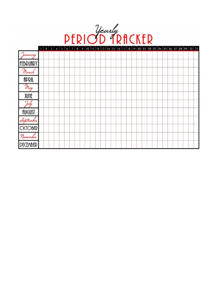 Period Tracker | PDF