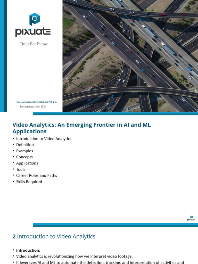 Pixuate PPT Template | PDF | Machine Learning | Analytics