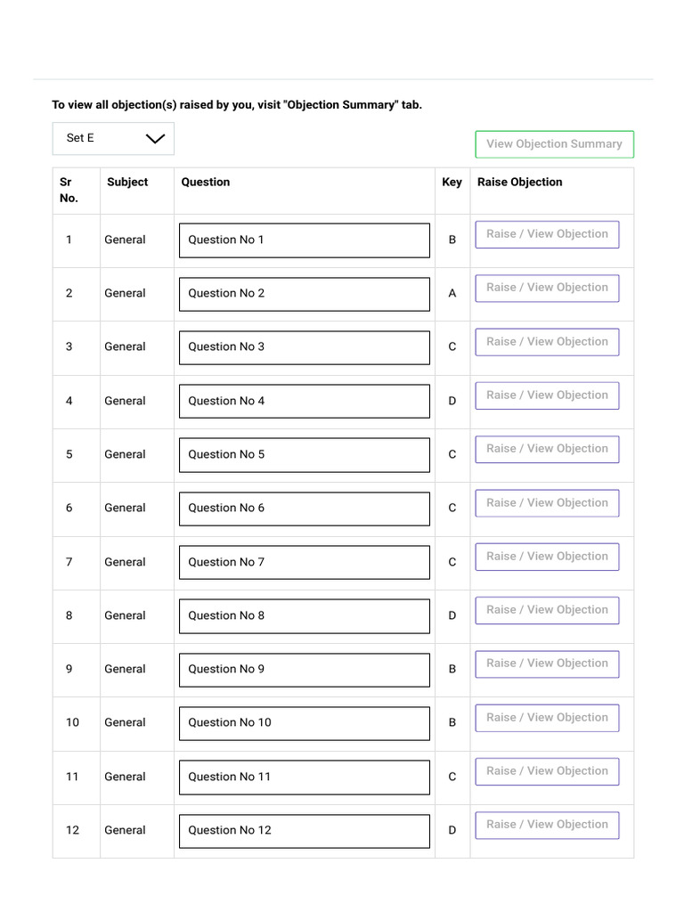 Assessment - Objection Tracker Portal - Response Sheet | PDF