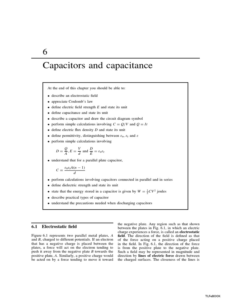 Capacitor | PDF | Capacitor | Capacitance