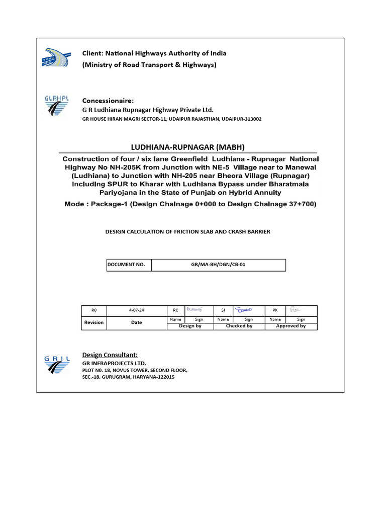 Stability Check - Friction Slab 1 | Download Free PDF | Civil ...