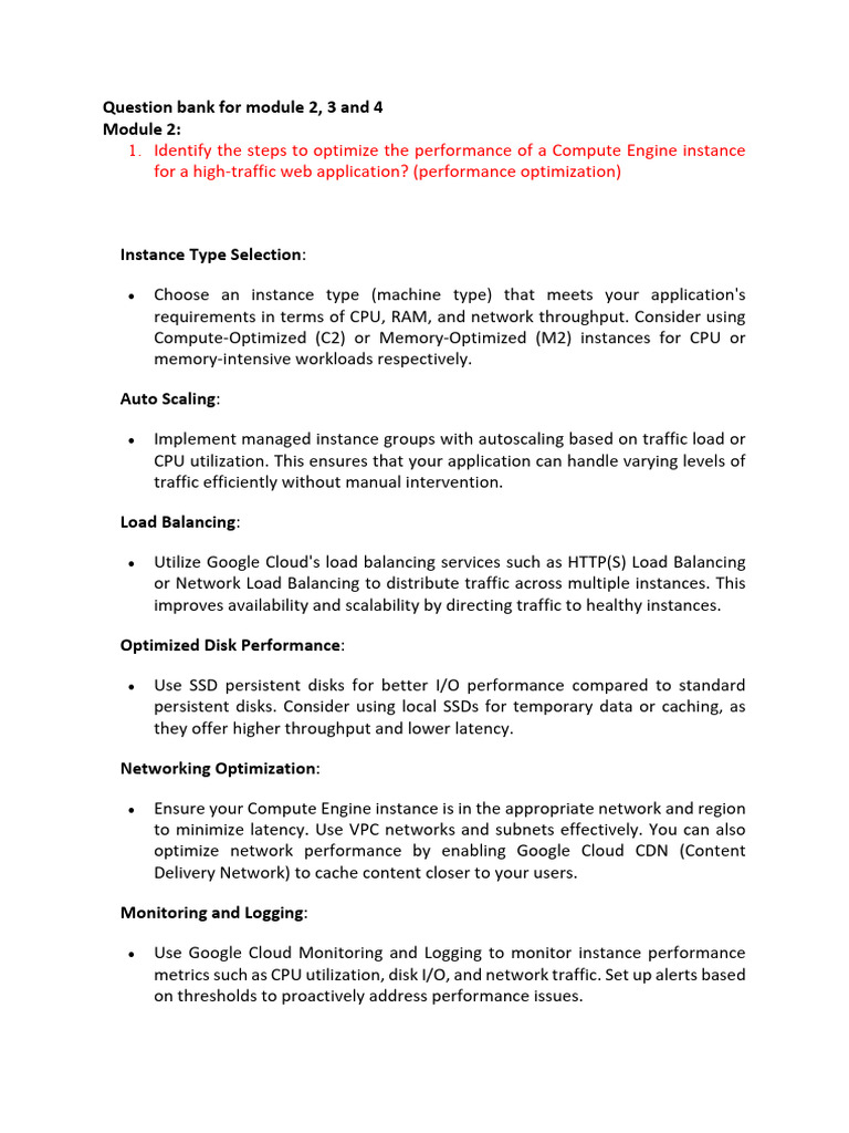Module 2 | PDF | Cache (Computing) | Cloud Computing