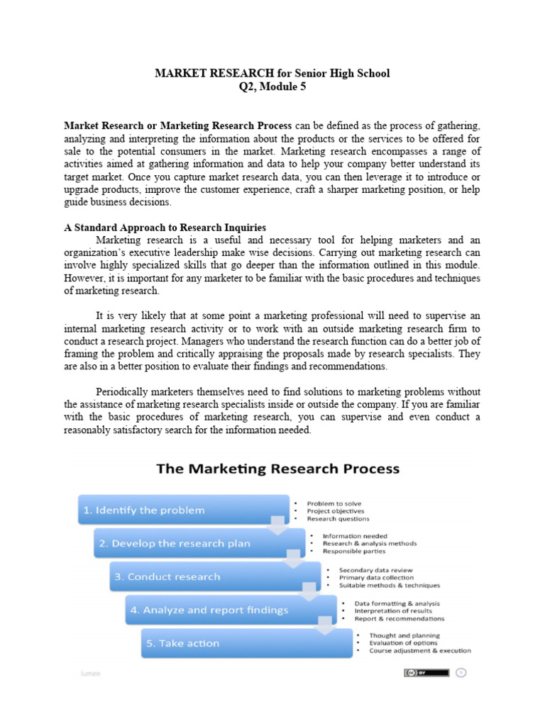 Market Research Module 5 | PDF | Marketing Research | Survey Methodology