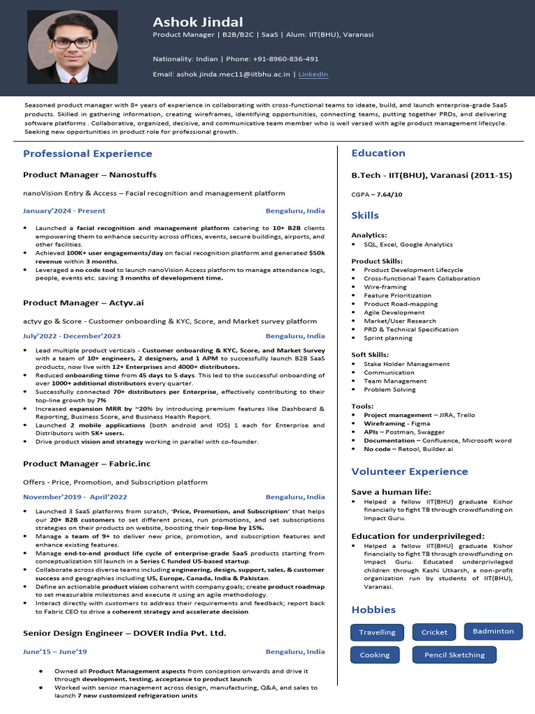 Ashok Resume - 2024 | PDF | Software As A Service | Computing