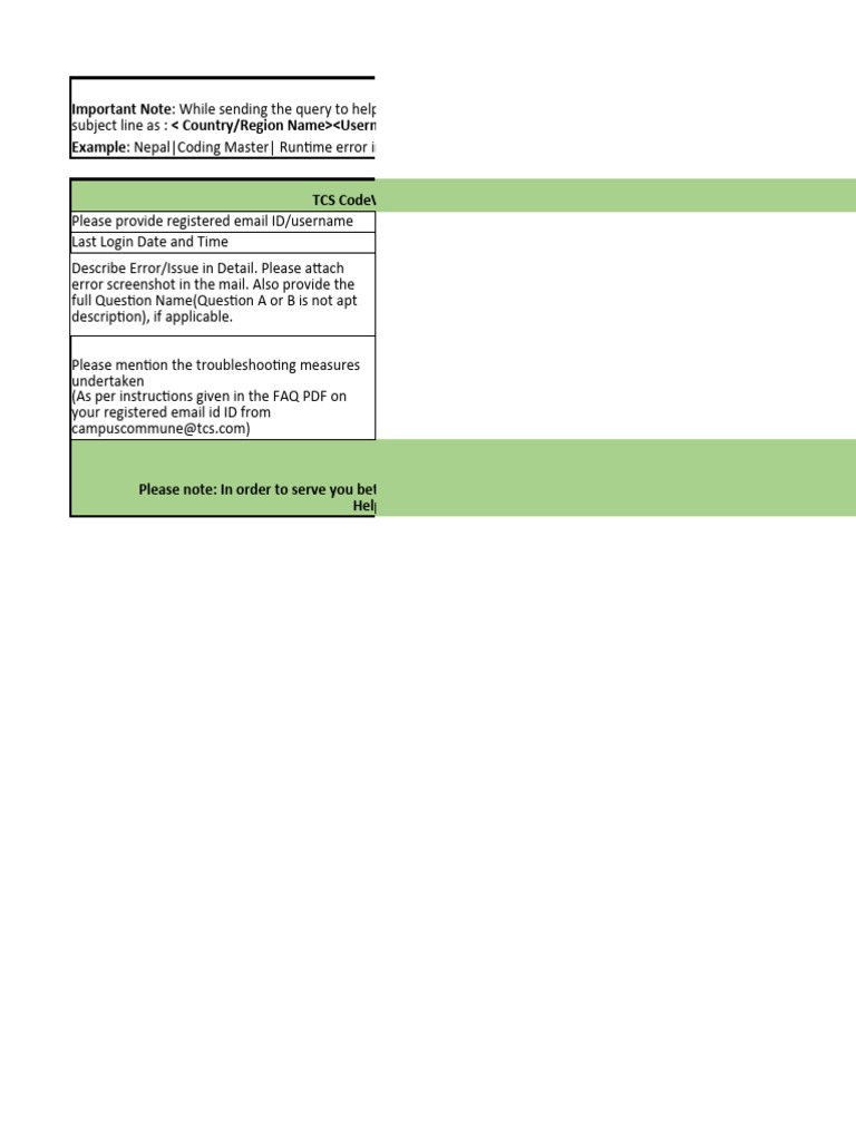 Query Resolution Template 2023 | PDF