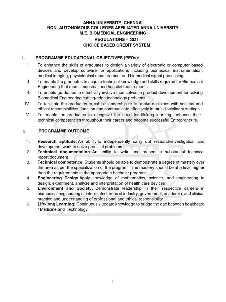 ME. Biomedical Engineering REG 2021 | PDF | Ct Scan | Biomechanics