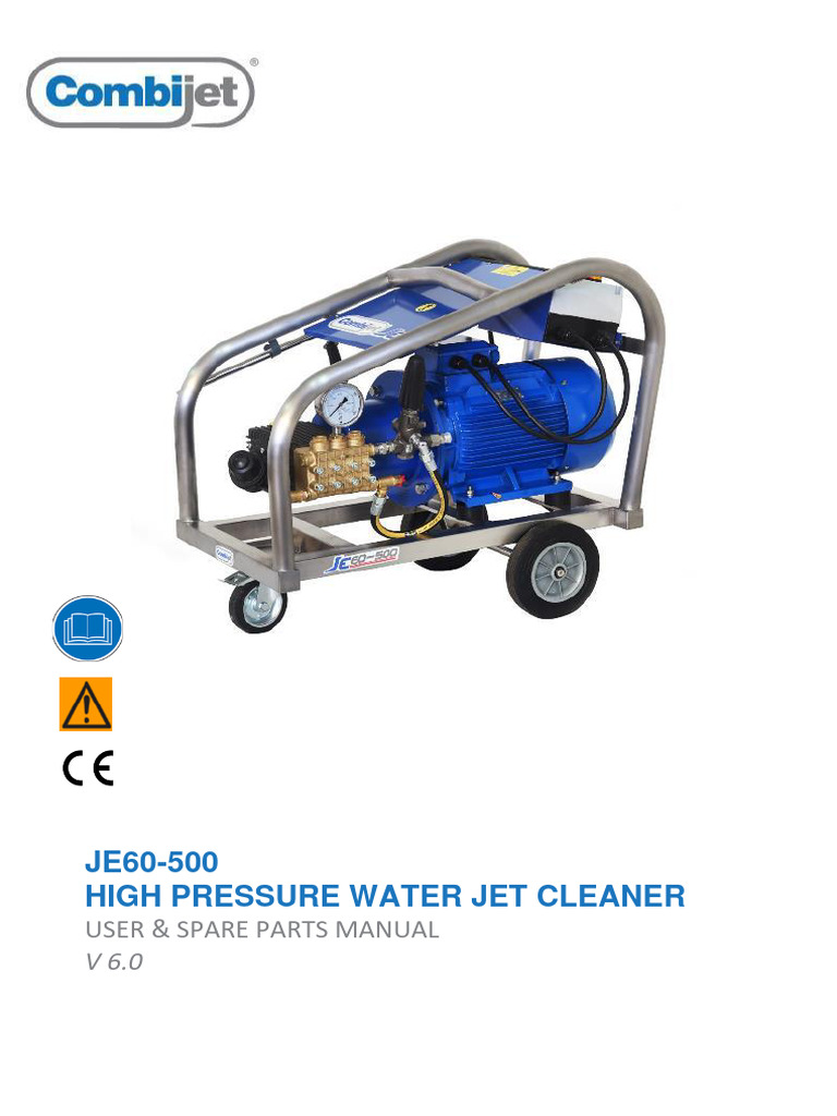 JE60-500 Hydro Blaster User Manual | PDF | Pump | Valve
