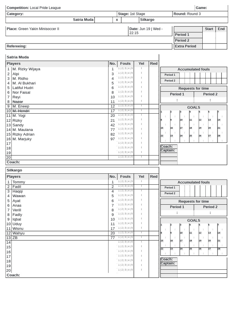 ScoreSheet 13 54 11 19 6 | PDF