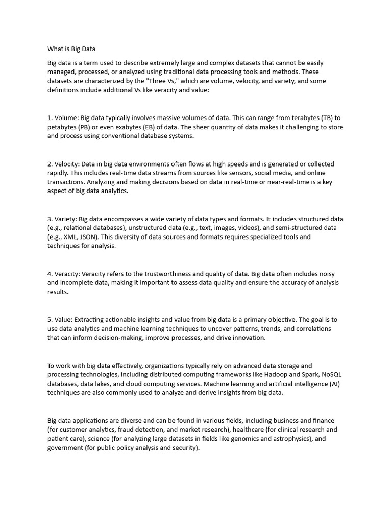 BDAchap 1 | PDF | Big Data | Apache Hadoop