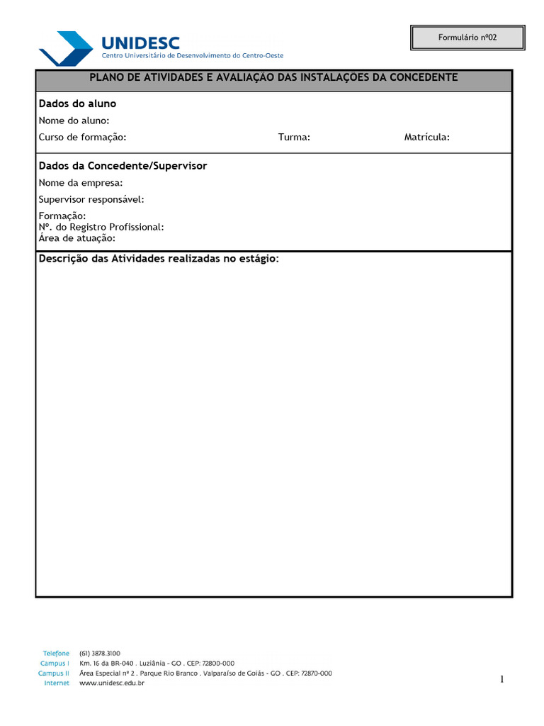 Formul-rio 02. Plano de Atividades e Avalia--o Da Concedente - 1-_2024 ...