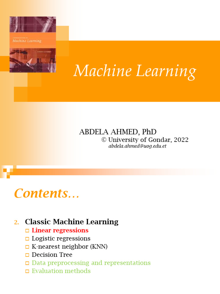 Lecture 2-regression | Download Free PDF | Regression Analysis | Machine Learning