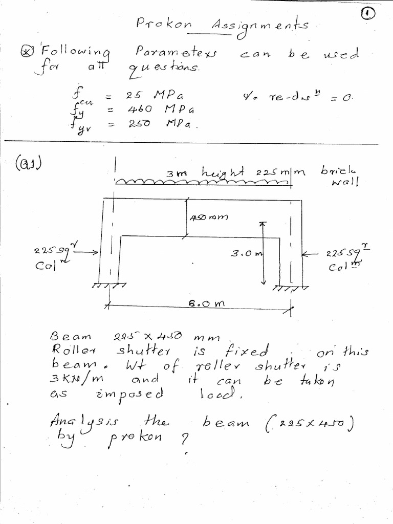 Prokon Assignment | PDF