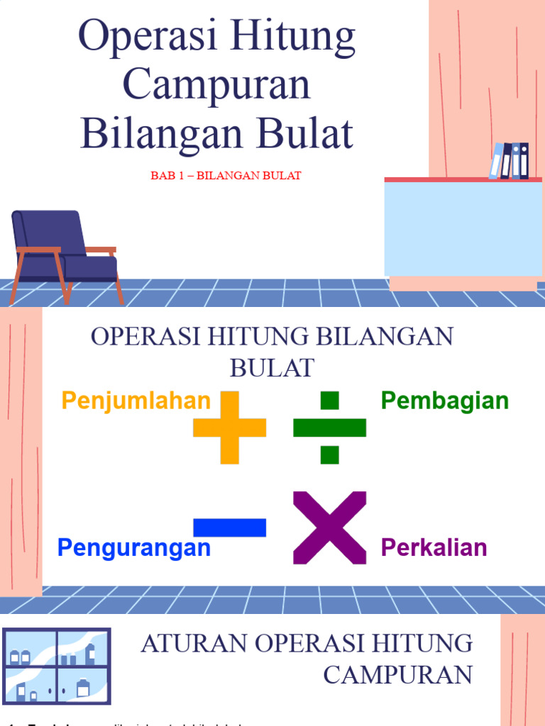 Operasi Hitung Campuran Bilangan Bulat - Bab 1 Bilangan Bulat | PDF
