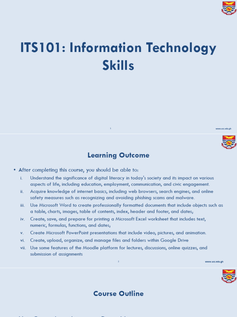 Unit 1 - Introduction To Digital Literacy | PDF | Personal Computers ...