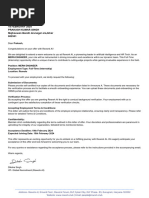 Capgemini Employment Offer Letter Template | PDF