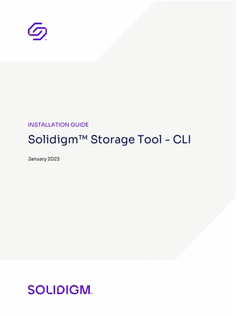 SST Cli Install Guide 727325 005us | PDF | Installation (Computer Programs) | Command Line Interface