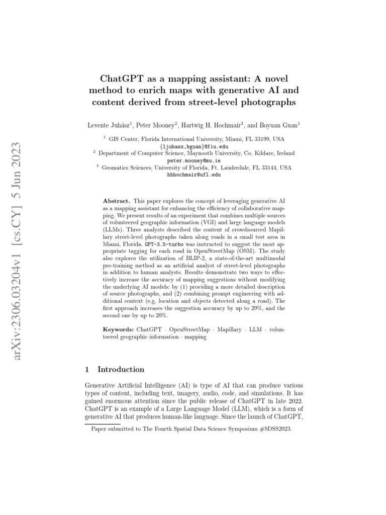 ChatGPT As A Mapping Assistant | PDF | Geographic Information System ...