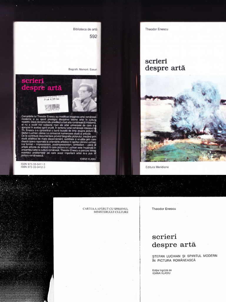 Enescu, Theodor - Scrieri Despre Arta | PDF