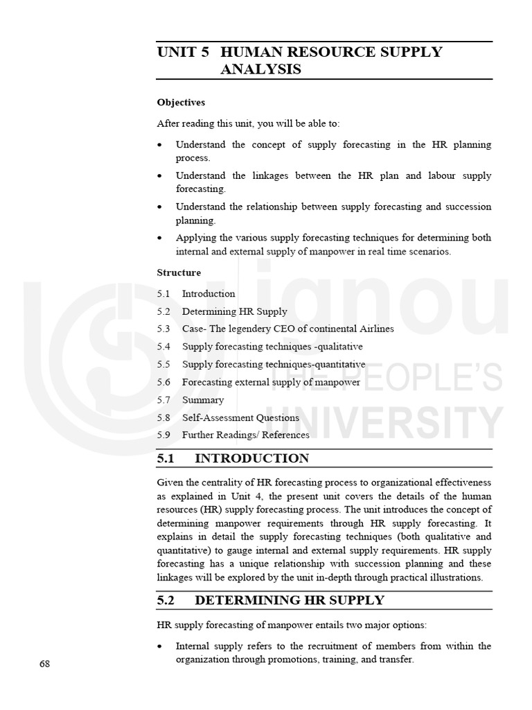 Unit 5 | PDF | Human Resources | Labour Economics