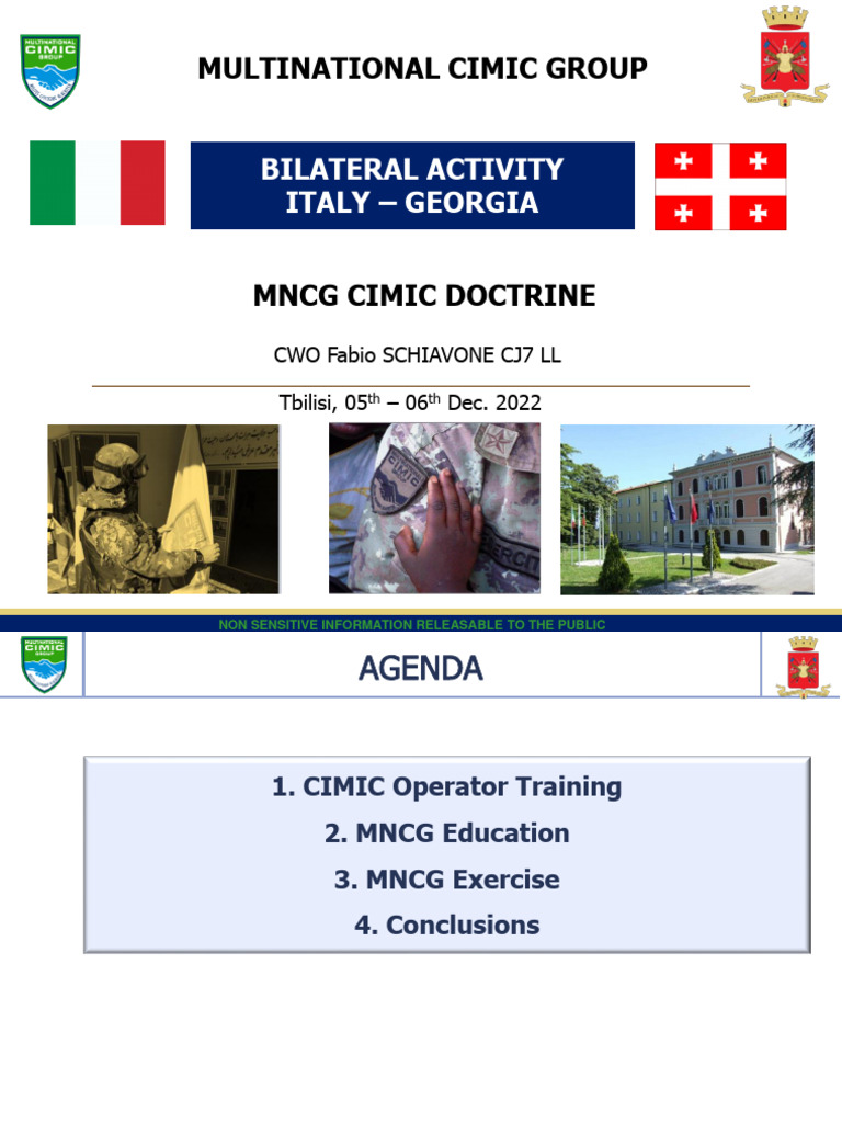 MNCG_CIMIC_Education | PDF | Civil–Military Relations | International ...