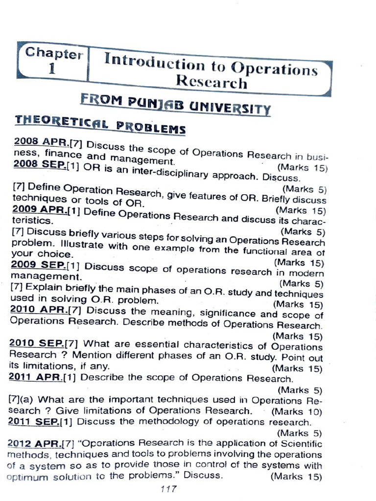 Operation Research | PDF | Linear Programming | Combinatorial Optimization