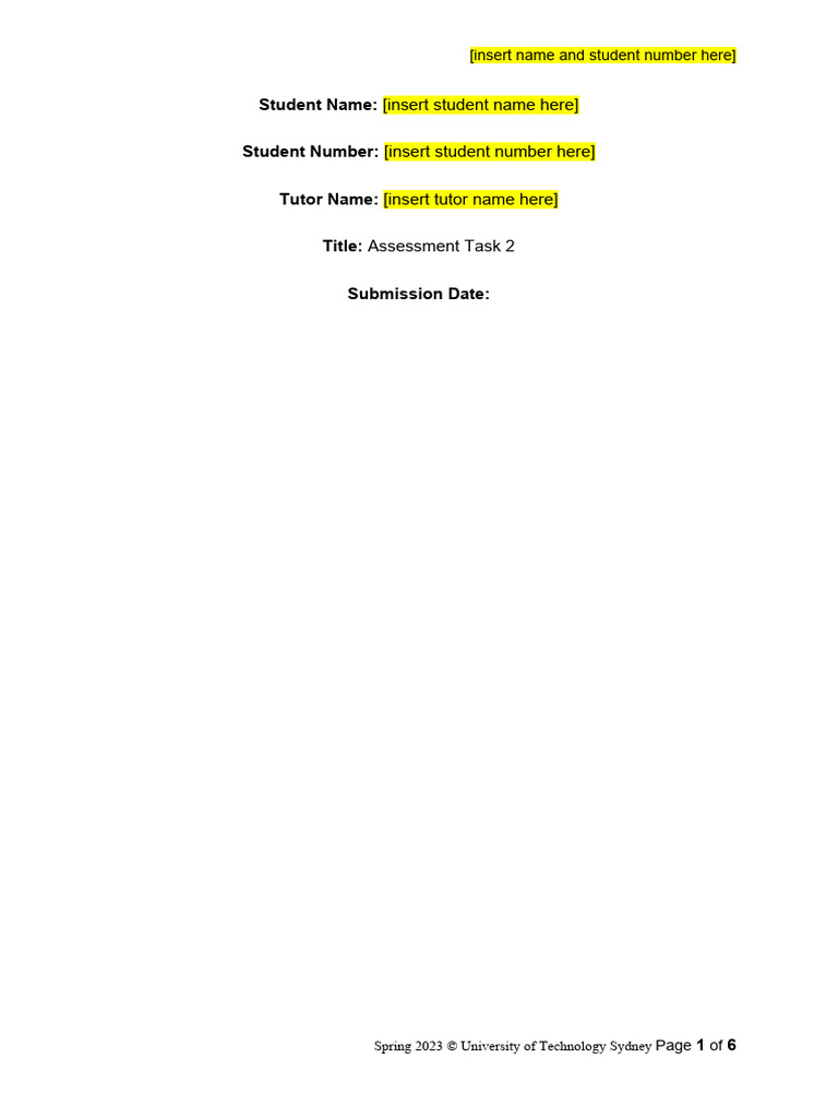 I&E Assignment 2 Template - S23 | PDF | Innovation | Theory