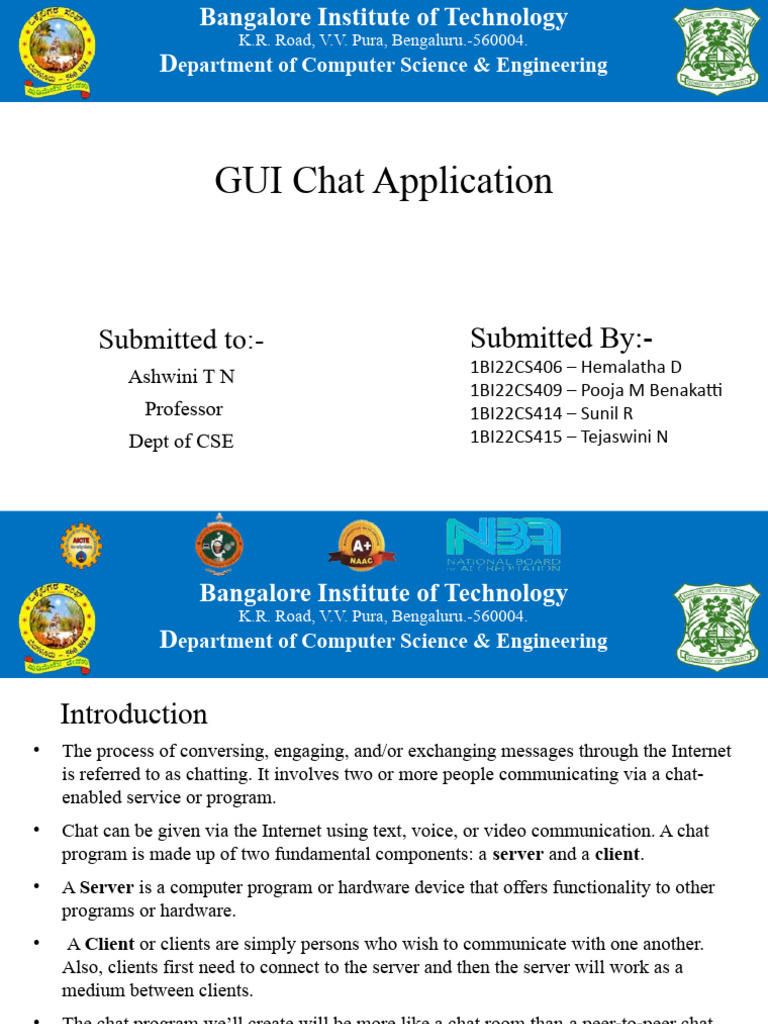 BIT Presentation | PDF | Network Socket | Port (Computer Networking)