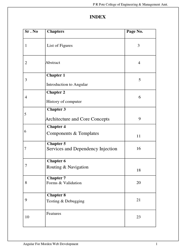 Seminar Report Radha - Docx 5 | PDF | Angular Js | Web Development