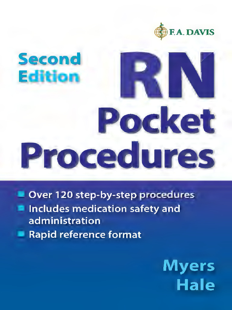 RN Pocket Procedures 2nd Edition 2019 | PDF | Anatomical Terms Of ...