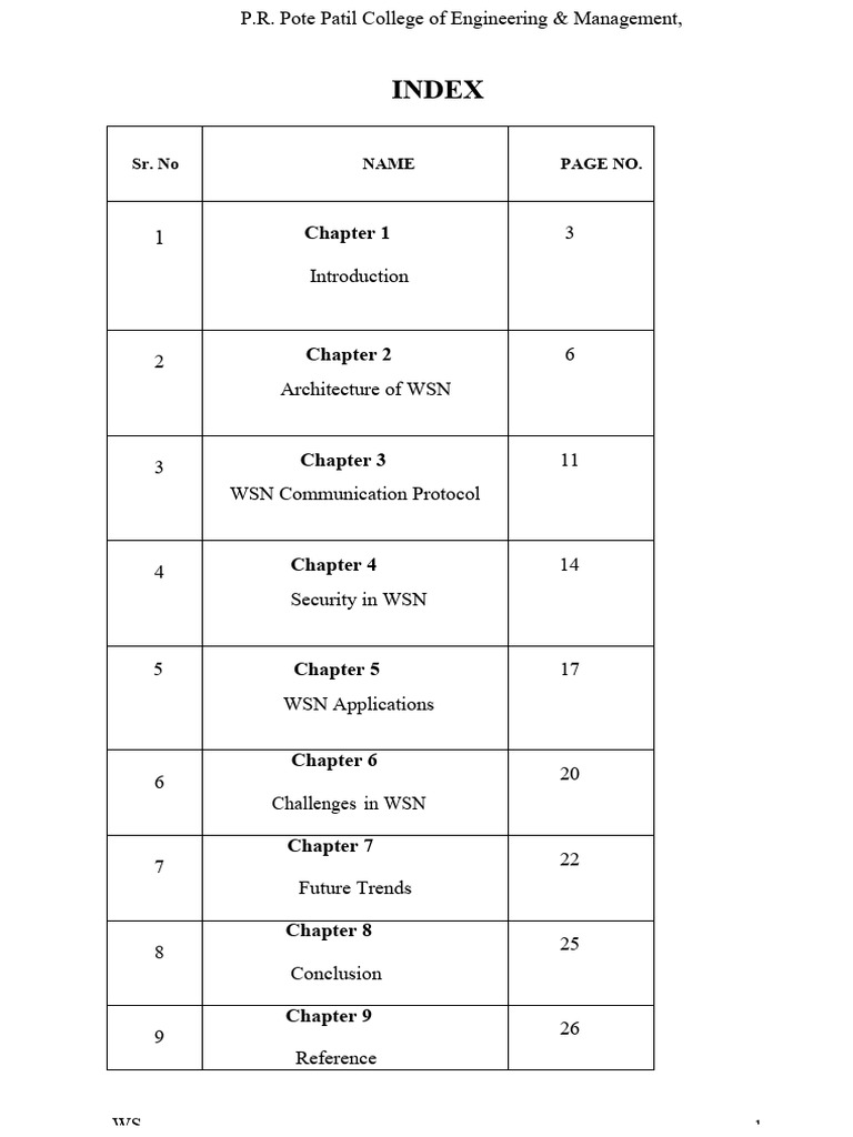 WSN Final repoert | Download Free PDF | Wireless Sensor Network | Computer Network