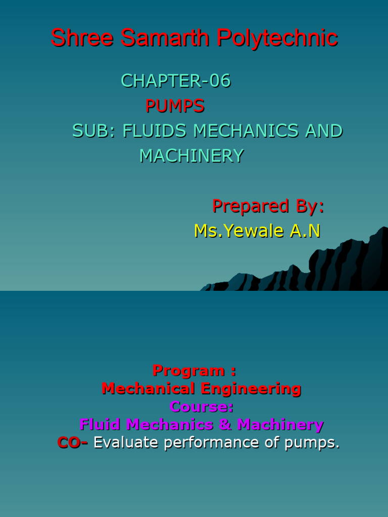 Chapter 6-2 | PDF | Pump | Gases