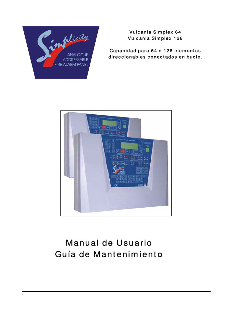 Manual de Usuario Simplex - VSM | PDF | Fuente de alimentación | Diodo ...