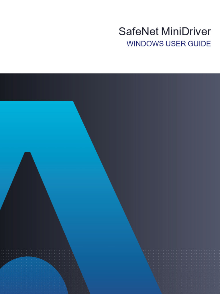 007-001799-001-SafeNet - Minidriver - 10.8 - R9 - GA - Windows - User ...