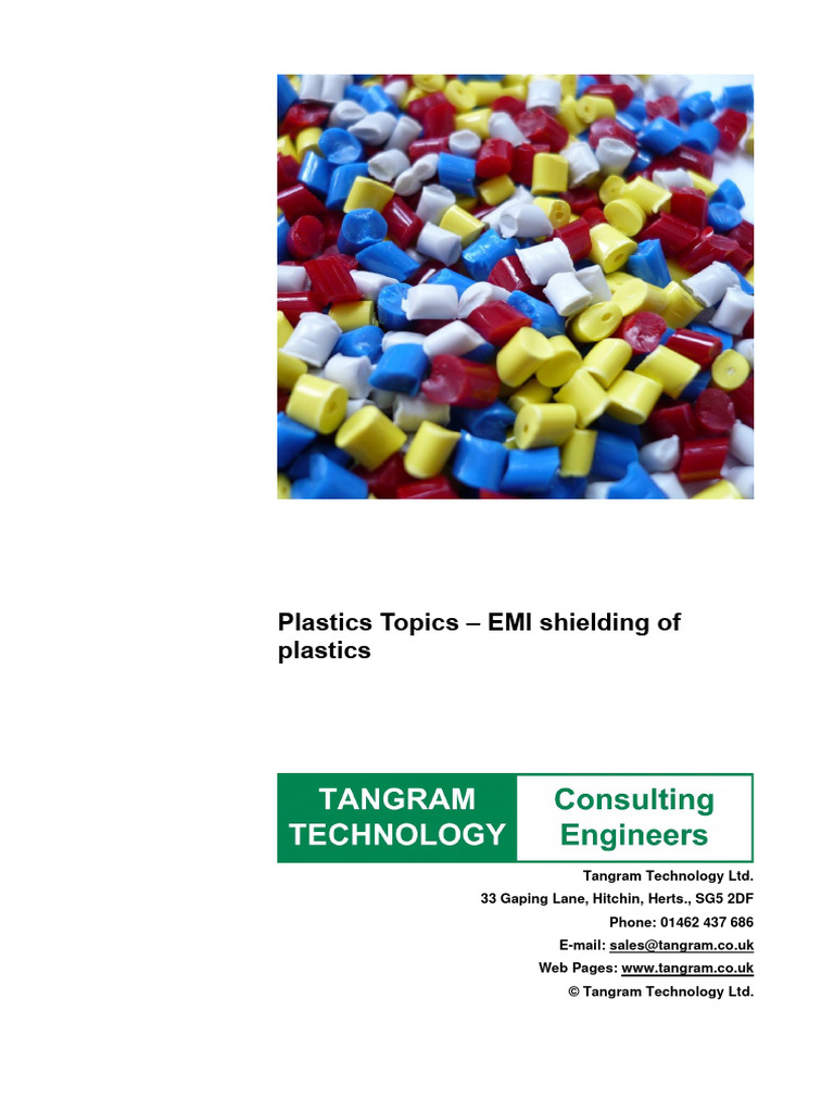 Plastics Topics EMI Shielding of Plastics | PDF | Electromagnetic ...