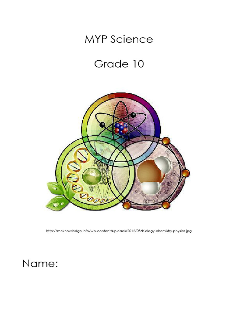 G10 MYP Science Booklet 2023-24 | PDF | Laboratories | Data
