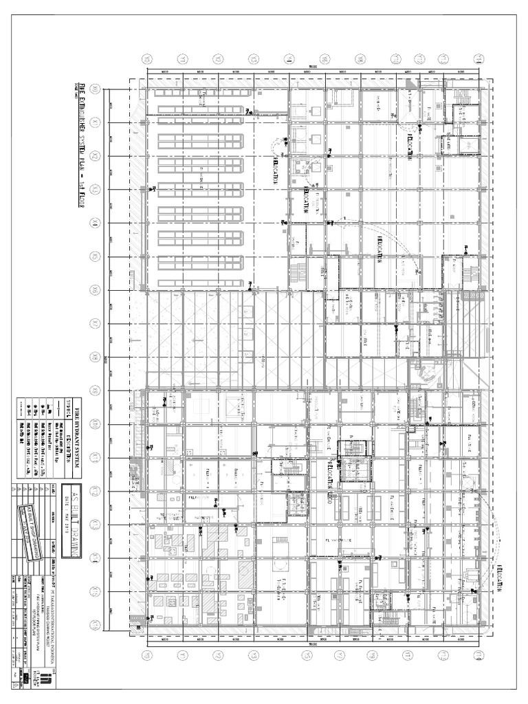 FIRE EXTINGUISHER SYSTEM PLAN - 1st FLOOR | PDF