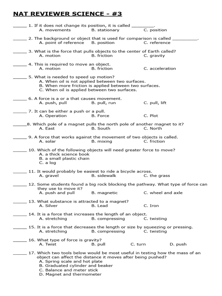 Nat Reviewer Science - #3 | PDF | Force | Friction