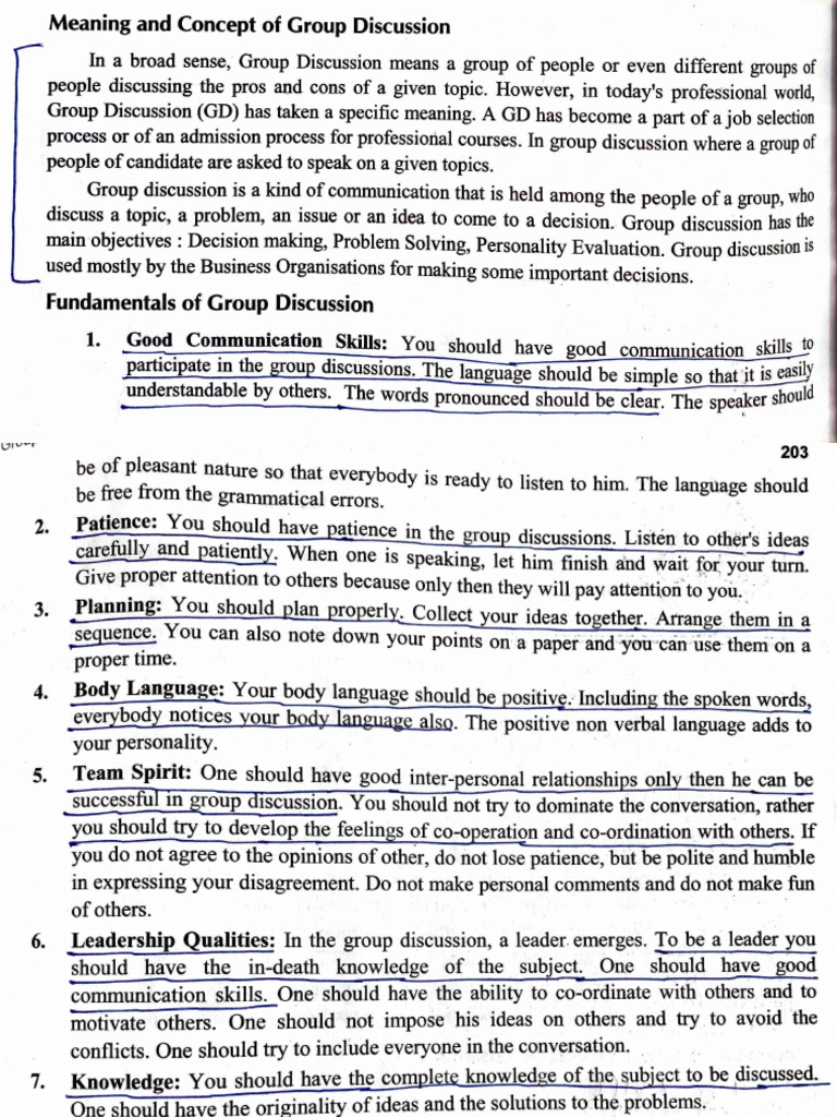 Group Discussion | PDF | Conversation | Human Communication