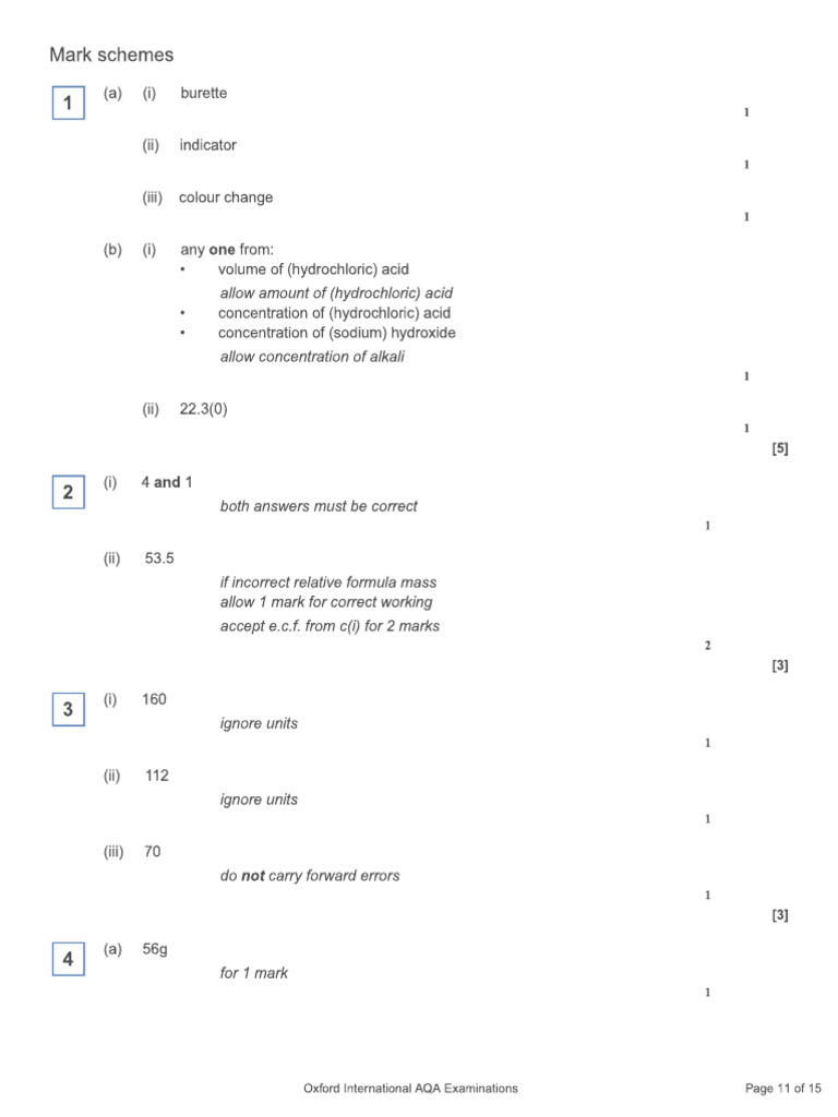 06 Quantitative Chemistry MS PDF