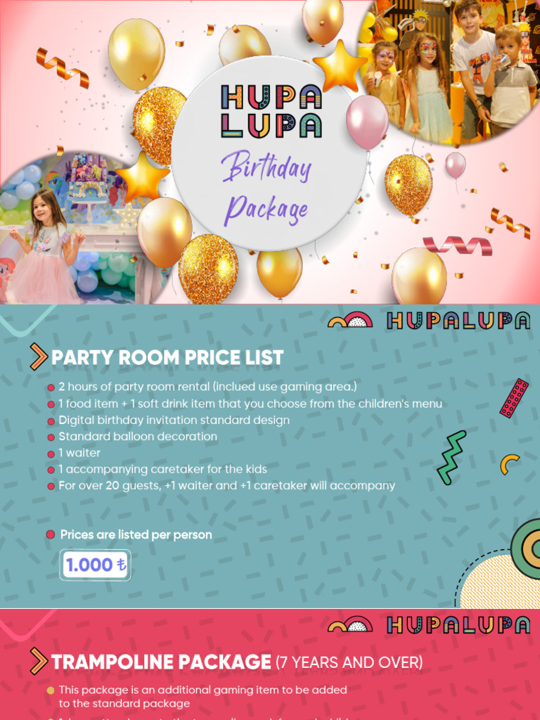 Bday Packages | PDF | Turkish Cuisine | Salad