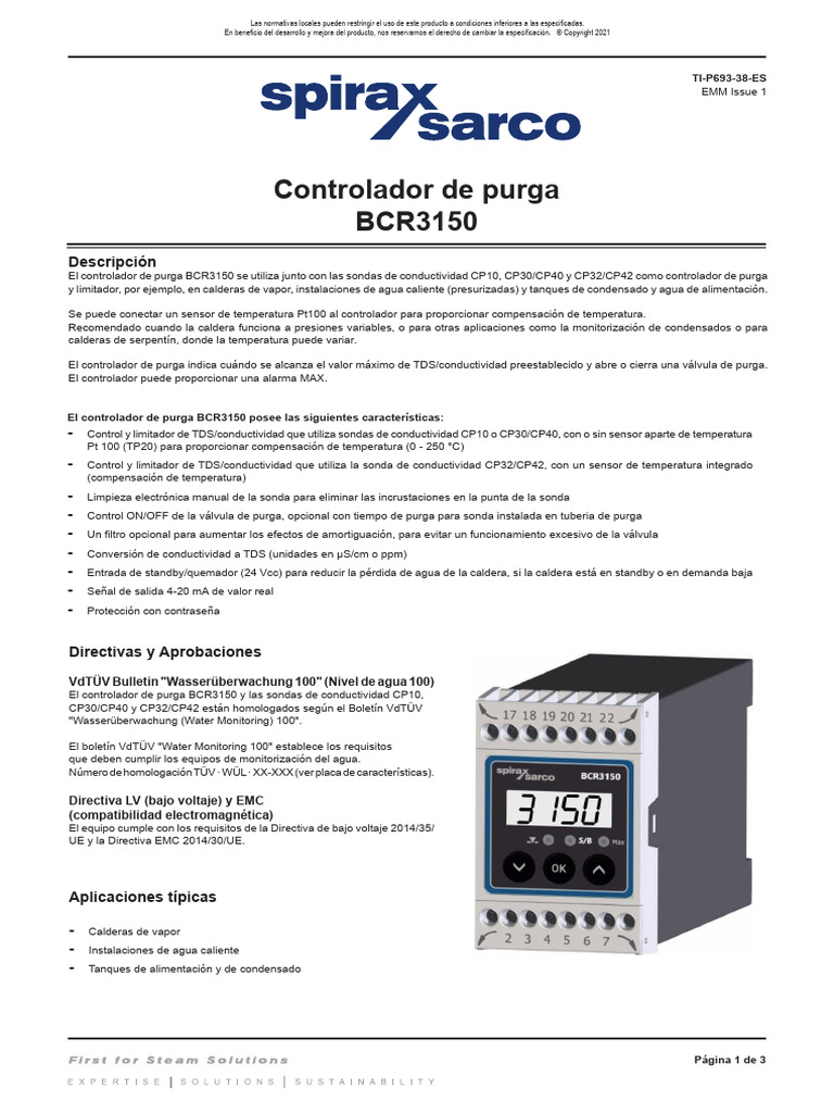 BCR3150 Ti P693 38 Es | PDF | Diodo emisor de luz | Sensor