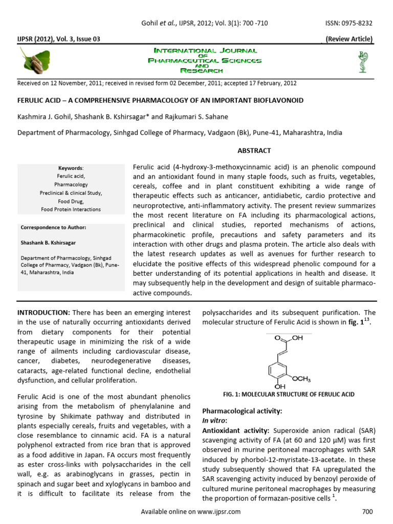 8 Vol. 3 Issue 3 2012 IJPSR 445 Paper 8 | PDF | Apoptosis | Reactive ...