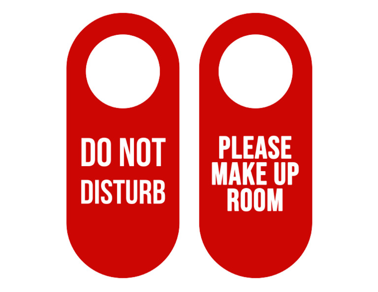 Do Not Disturb Printable Sign | PDF