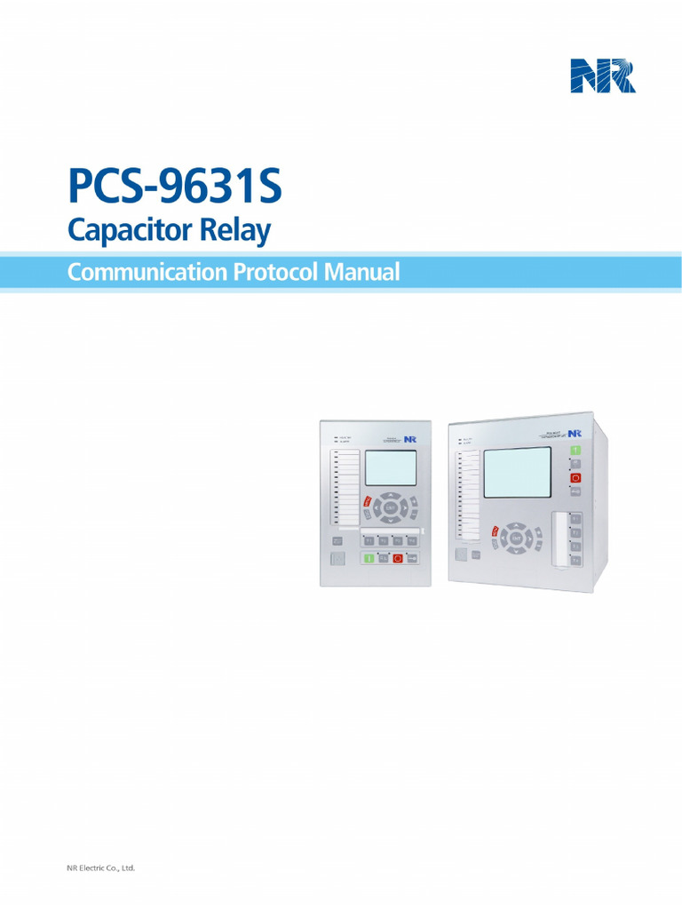 PCS-9631S - X - Communication Protocol Manual - EN - Overseas General - X - R1.00 | PDF ...