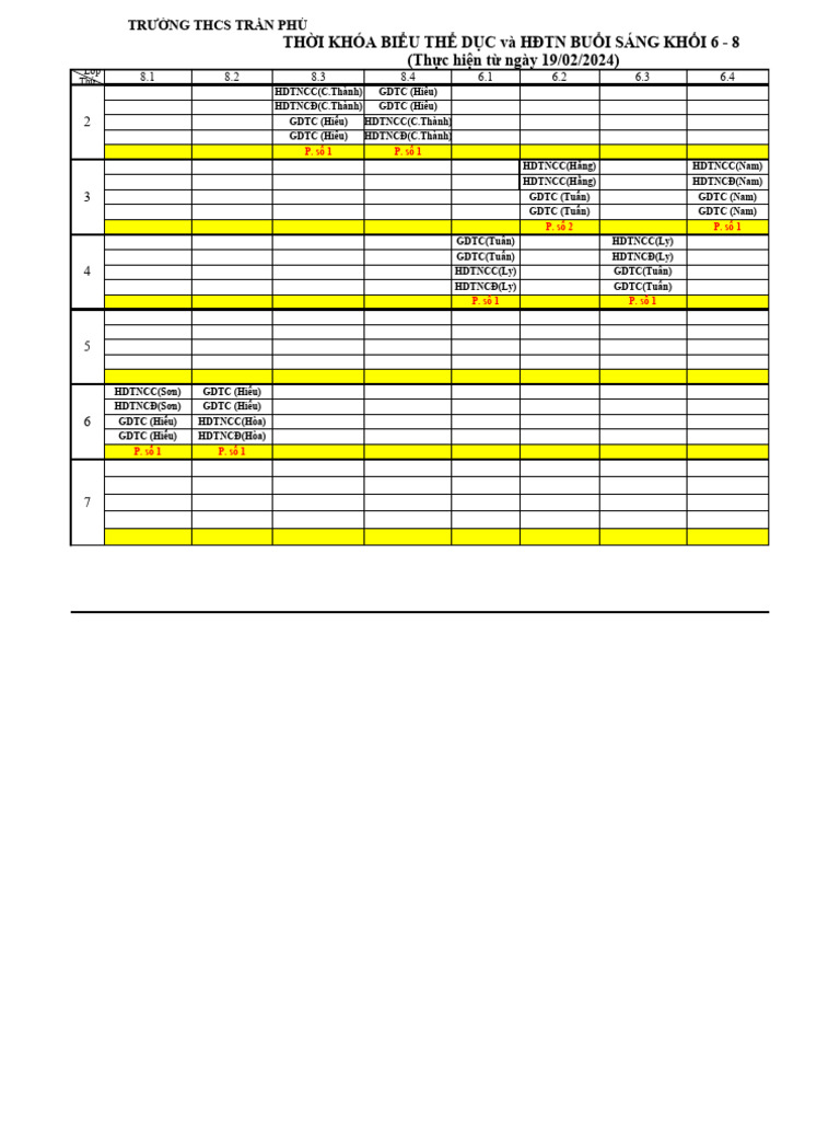 Hkii 19.2.2024 Cheo Buoi Tuan 23 Den 26 | PDF