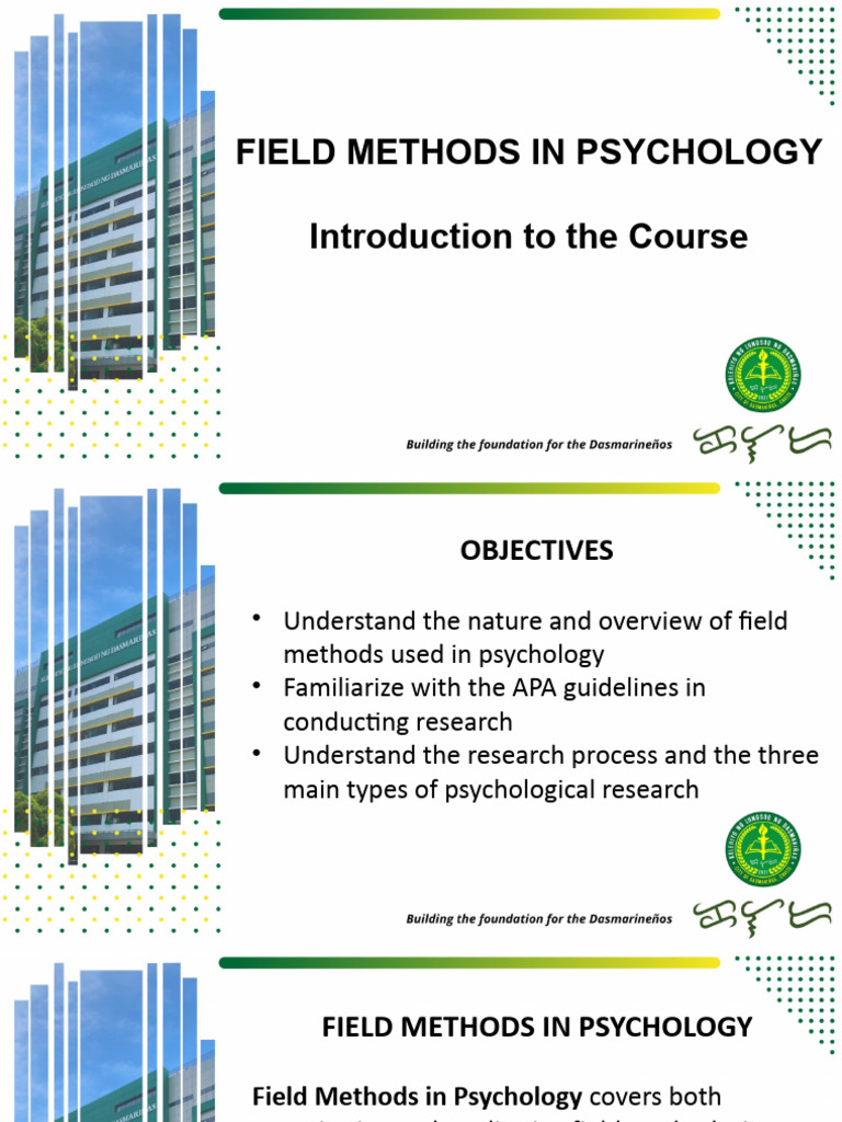 1 - Introduction To Field Methods | PDF | Psychology | Informed Consent