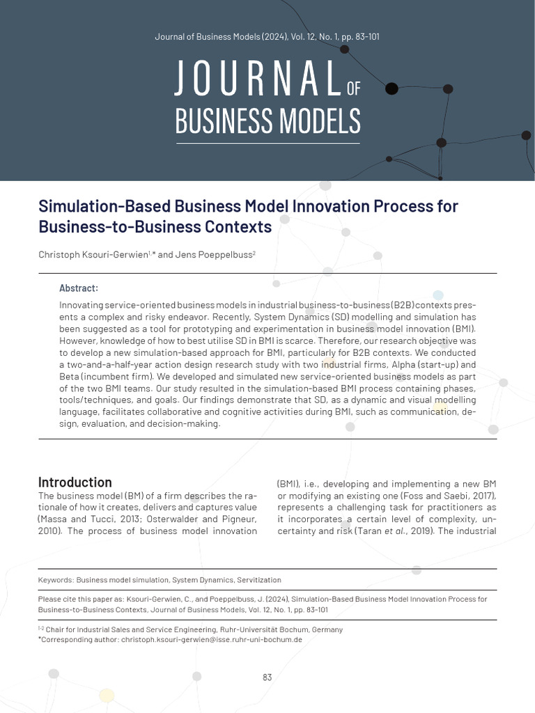 Simulation-Based Business Mode | PDF | Simulation | Software Testing