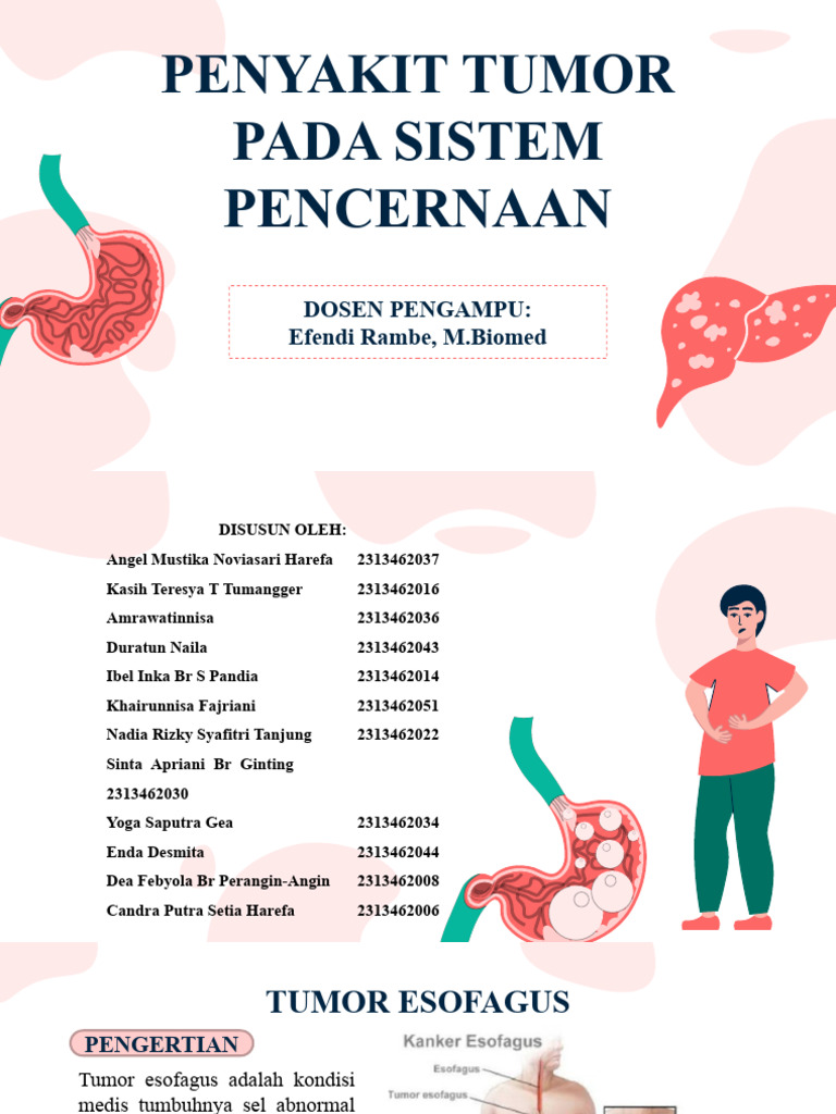 Penyakit Tumor pada Sistem Pencernaan | PDF | Sains & Matematika