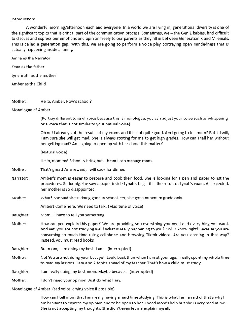 Voice Play | PDF